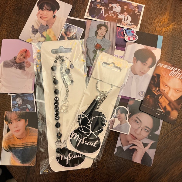 Ateez Keychains - Etsy