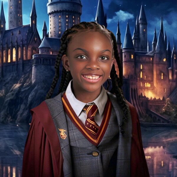 Wizard Witch Custom Portrait for Couples, Family, and Pet. Unique ...