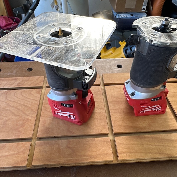 Makita Clear Acrylic Circle Cutting Jig | RT0701C | XTR01 | Compact ...