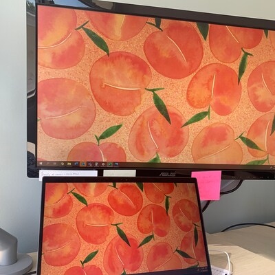 Just Peachy Desktop Wallpaper - Etsy