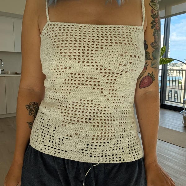 FILET CROCHET DRESS Pattern | Crochet Flower Maxi Dress - Pdf Pattern ...