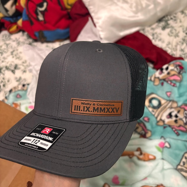 Custom Excavator Patch Hat, Construction Company Hats, Personalized ...