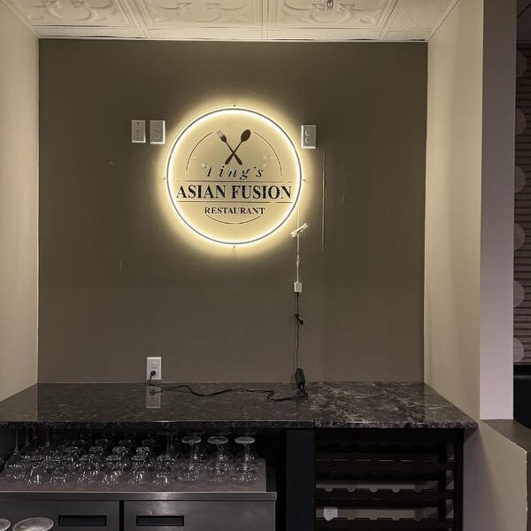 Modern Illuminated Backlit House Sign Custom LED Address Plate Lighted ...