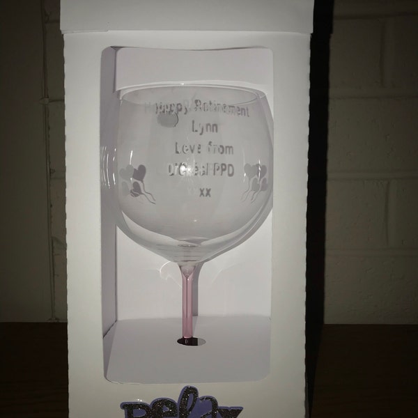 Gin Glass Gift Box Holder, Great for All Gin Glasses, Great Gift Box ...