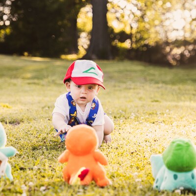 POKEMON GO Trainer Red Cap Nintendo Embroidered Hat Anime Cosplay ...