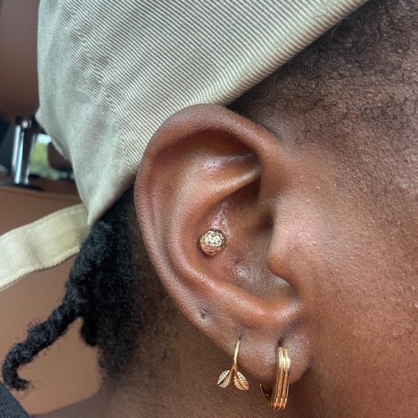 Adjustable Dainty CZ Nose Cuff Gold Silver Fake Nose Ring No Piercing ...