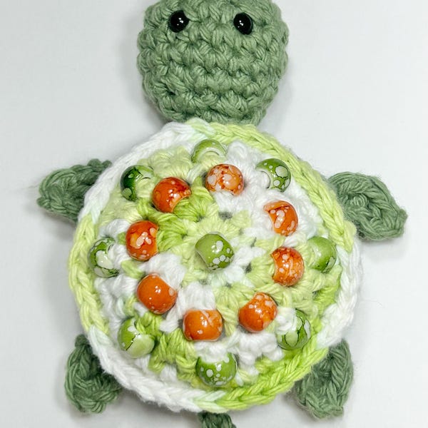 Beaded Fidget Square Crochet Pattern | Crochet Fidget Toy | Fidget ...