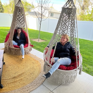 PATTERN Macrame Swing DIY Instant LINK Step-by-step Instructions ,learn Custom Design Patterns ...