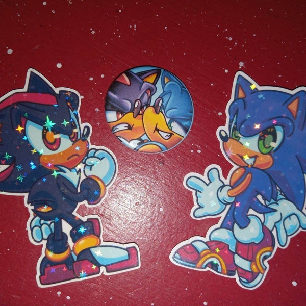 Sonic Button 4 Pack - Etsy