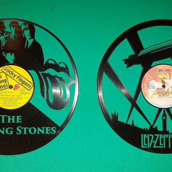 The Beatles 5 Laser Cut Carved Vinyl Record Art Music Gift for ...