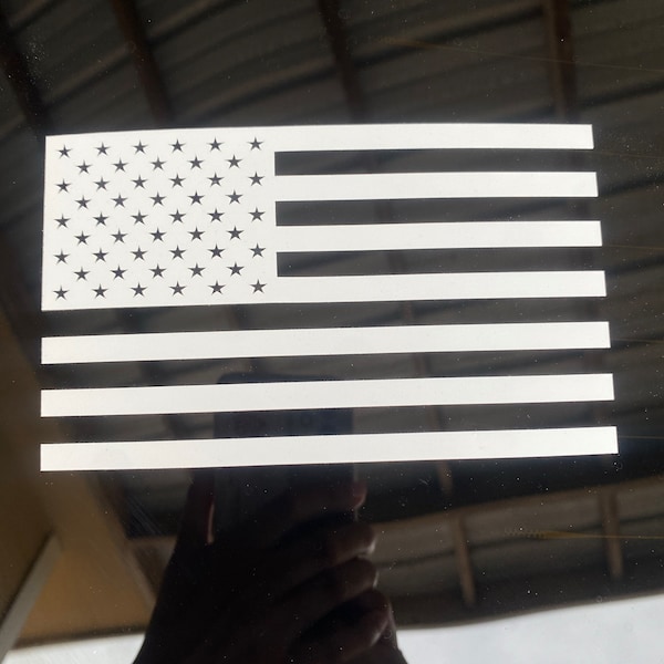 American Flag Decal - Stars and Stripes Vinyl Sticker Decal - Car ...