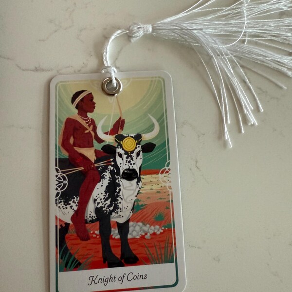 Intuitively Chosen Tarot and Oracle Card Bookmark | Bookish Reader Gift ...