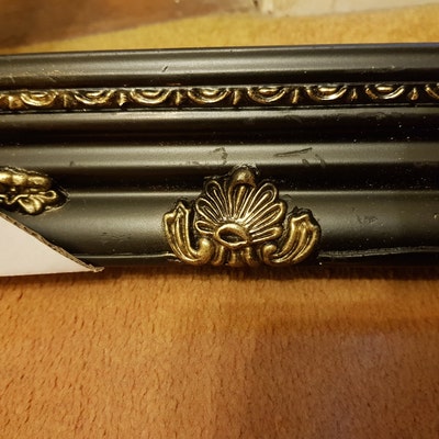 Exquisite Gold & Silver Gilt Wood and Gesso Gallery Frame - Etsy