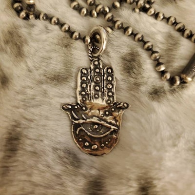 Sterling Silver Hamsa, Protect From Negative Energy, Catd-837 - Etsy