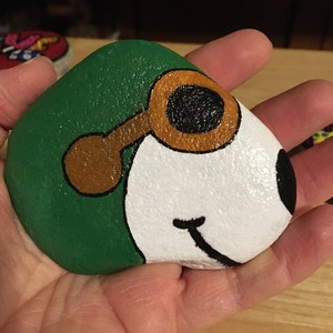 Set of 5 Pac Man & Ghosts Hand Painted Rocks - Etsy