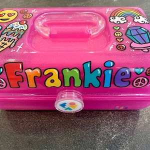 Camp Themed Caboodle Hand-painted Personalized Caboodle - Etsy