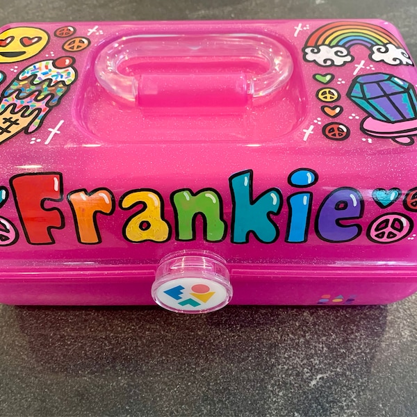 Hand-painted Personalized Caboodle, Personalized Caboodles - Etsy