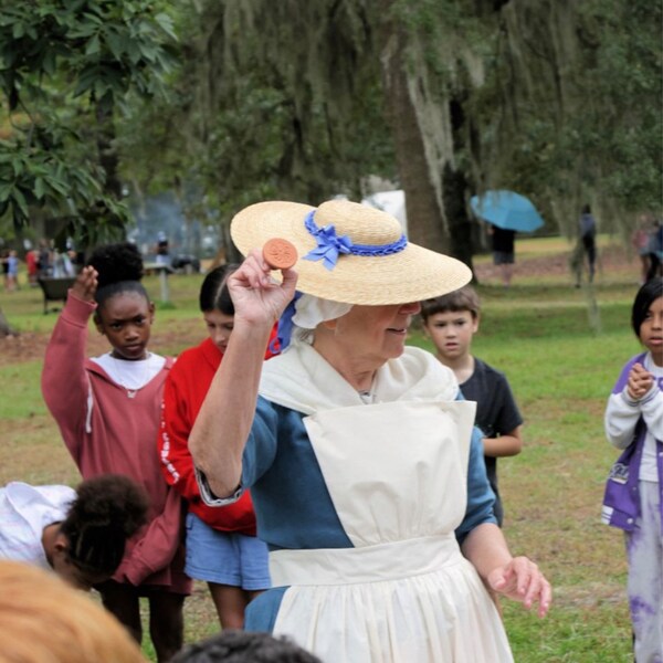 Color Choices! ~ 18th Century Shallow Crown Straw Hat Trimmed W/ Silk ...