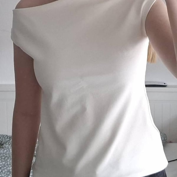 Trendy Asymmetrical Top Sewing Pattern - Etsy