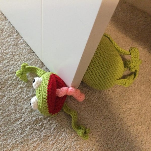 PATTERN Frog Doorstop and Devil Crochet Pattern Doorstop Amigurumi in ...