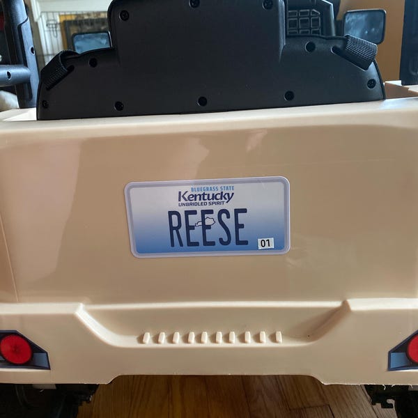 Custom California License Plate Sticker - Etsy