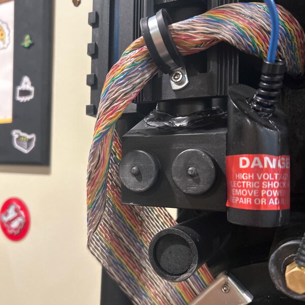 Proton Pack Motherboard - Laser-cut 5mm Black Composite Fiber for ...