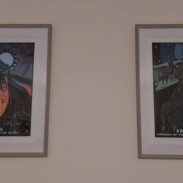 Icarus Greek Mythology Print, Graphic Minimalist Wall Art, the Fall of ...