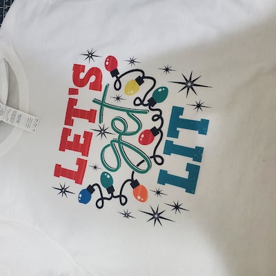 Let's Get Lit Svg, Merry and Bright Svg, Merry Christmas Svg, Winter ...