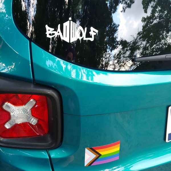 Bad Wolf Doctor Who Vinyl Sticker Car Window Door Bumper Decal DR ...