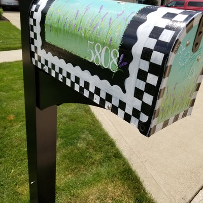 Mailbox, Personalized, Hand Painted, Unique, Unique Gifts, Home, New ...