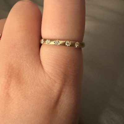 Diamond Ring With Star Setting / 14k Gold Star Setting Polaris Diamond ...