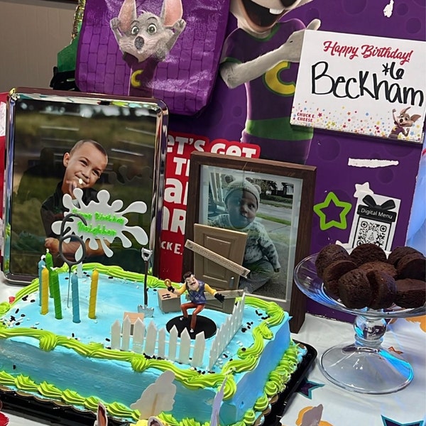 Hello Neighbor -birthday Cake Topper *fan Inspired* Birthday Party - Etsy