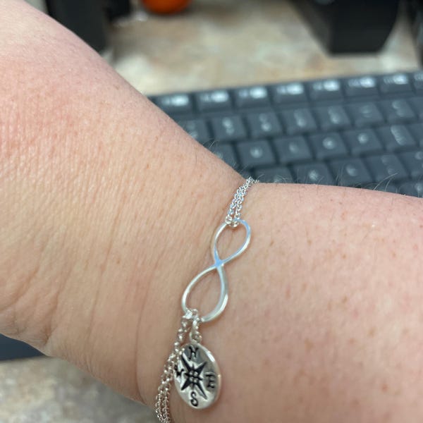 Infinity Compass Lariat,gold or Silver,compass Necklace,y Necklace ...