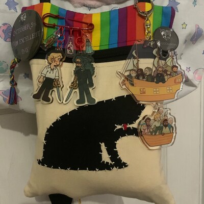 OFMD Flag Pronoun Badges 2.25 Pinback Button Personalized - Etsy