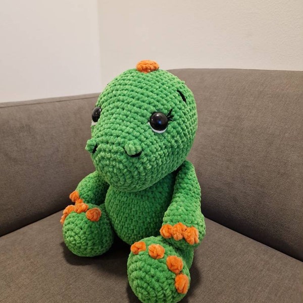 PDF DEUTSCHE Häkelnanleitung Für Den Dino "ruby", Design Von Nadelkunst ...