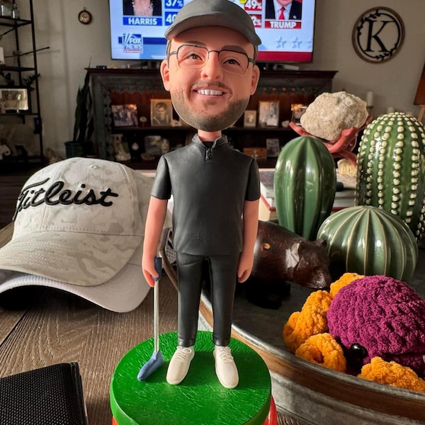 Custom Golf Bobblehead Personalized Golfer Doll, Present for Him or ...