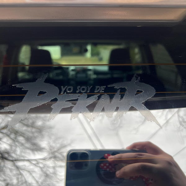 Puerto Rican 'yo Soy De Pfknr' Kiss-cut Stickers Decal, Puerto Rico ...