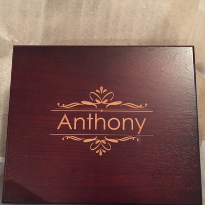 Personalized Mens Keepsake Box Mans Gift Father's Gift Groomsmen Gift ...