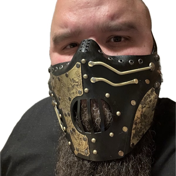 Leather Cannibal Mask PDF Pattern Template Digital Leather Pattern ...