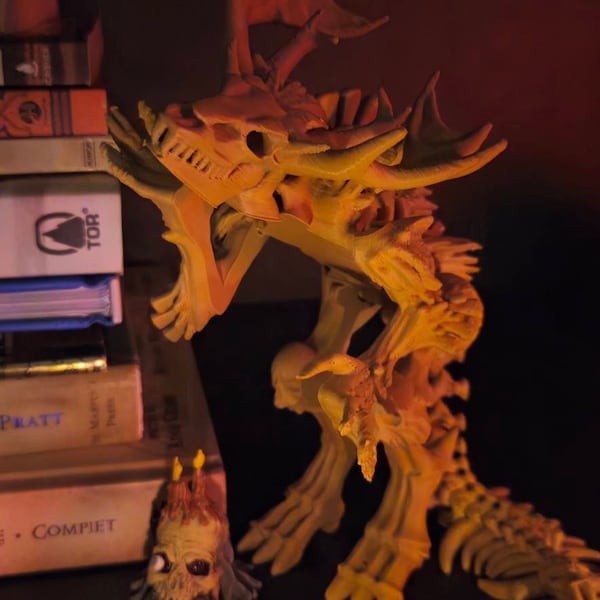 Fully Articulated Skeletonized Wendigo Figure | Posable Moving Handmade ...