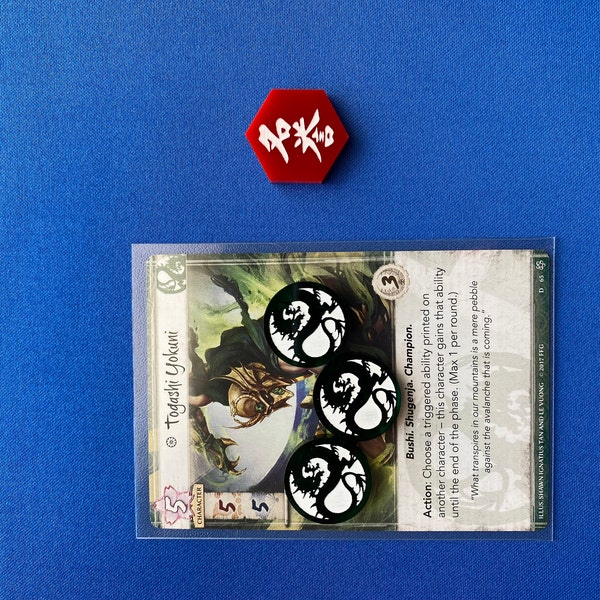 L5R - Legend of the Five Rings - Acrylic Honour Token Set - Etsy
