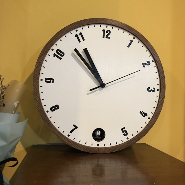 Cuckoo Clock White Dial and Black Numbers - Etsy