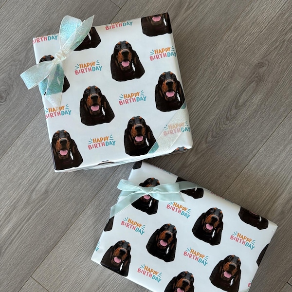 Personalized Christmas Wrapping Paper: Custom Name Gift Wrap - Etsy