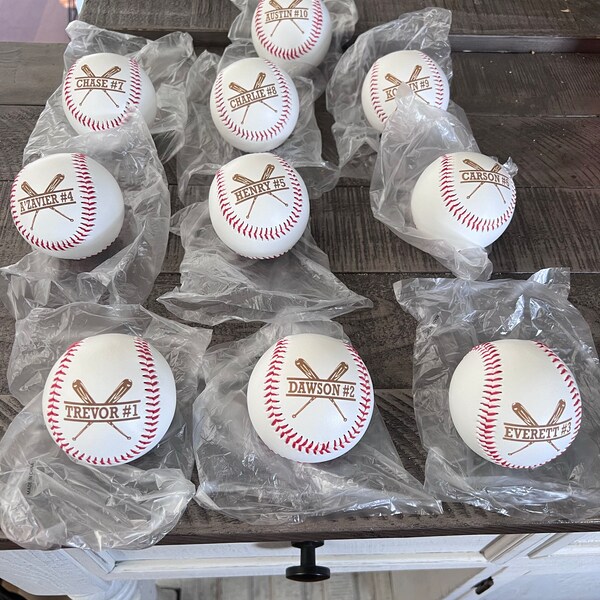 Personalized Baseballs, Team Balls, League Balls, Little League ...
