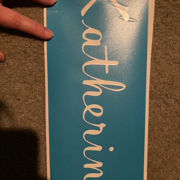 Custom Single-line Text STENCIL or DECAL / Custom Stencil / One-time ...