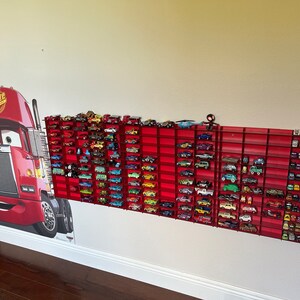 BLACK Toy Car Display Case for 100carsmatchbox Car Storagetoy Car ...