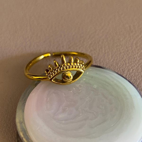 Nordic Rune Gold Ring, Viking Rune Ring, Celestial Rune Ring ...