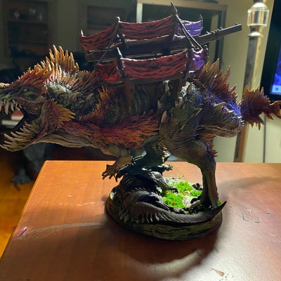 Cerberus Rex Miniature T Rex Dinosaur DND Pathfinder Tabletop RPG - Etsy