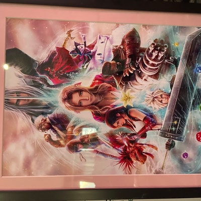 Final Fantasy VII Remake Limited Edition Fine Art Print FF7 Poster FF7 ...