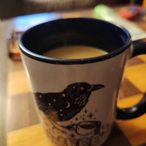 Punny Crow Mug Raven Coffee Cup Crow Themed Gift Coffee Humor Ironic ...